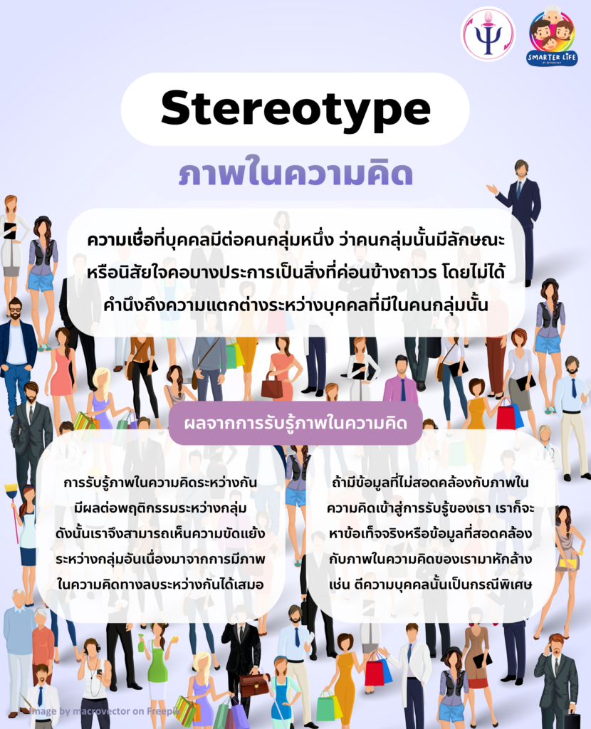Stereotype - ภาพในความคิด - คณะจิตวิทยา จุฬาลงกรณ์มหาวิทยาลัย