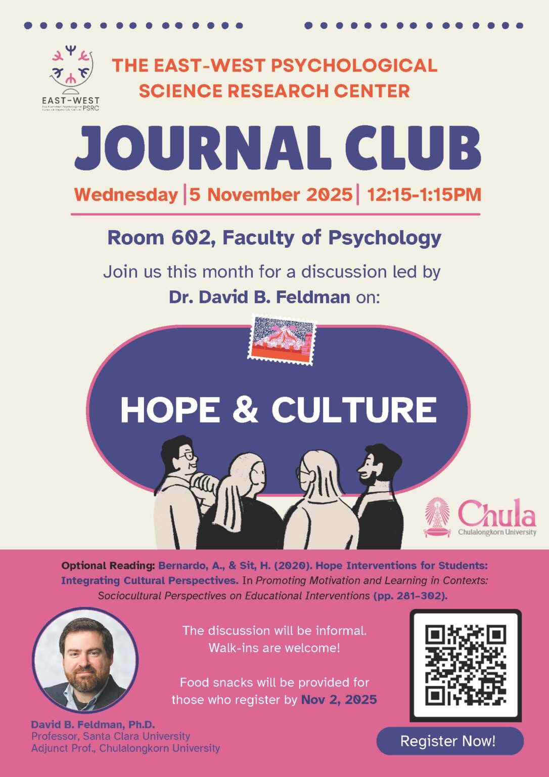 Journal Club: Hope and Culture - Faculty of Psychology, Chulalongkorn ...